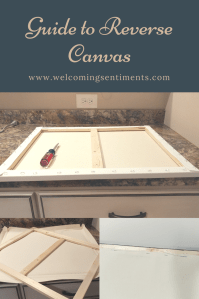 The Low Down on A Reverse Canvas – Welcoming Sentiments